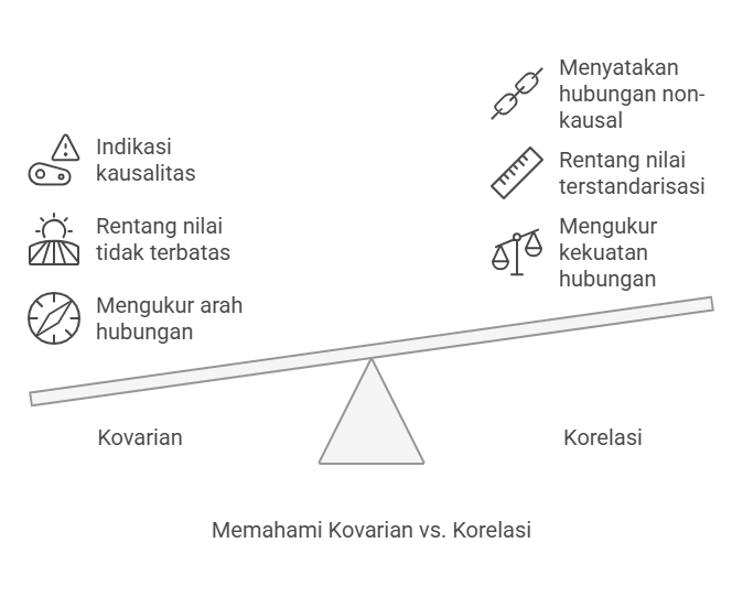 Kovarian Vs Korelasi: Mana yang lebih baik